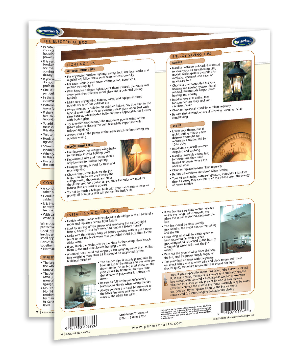 Basic Electrical Wiring Guide - Quick Reference Resource – Permacharts.com