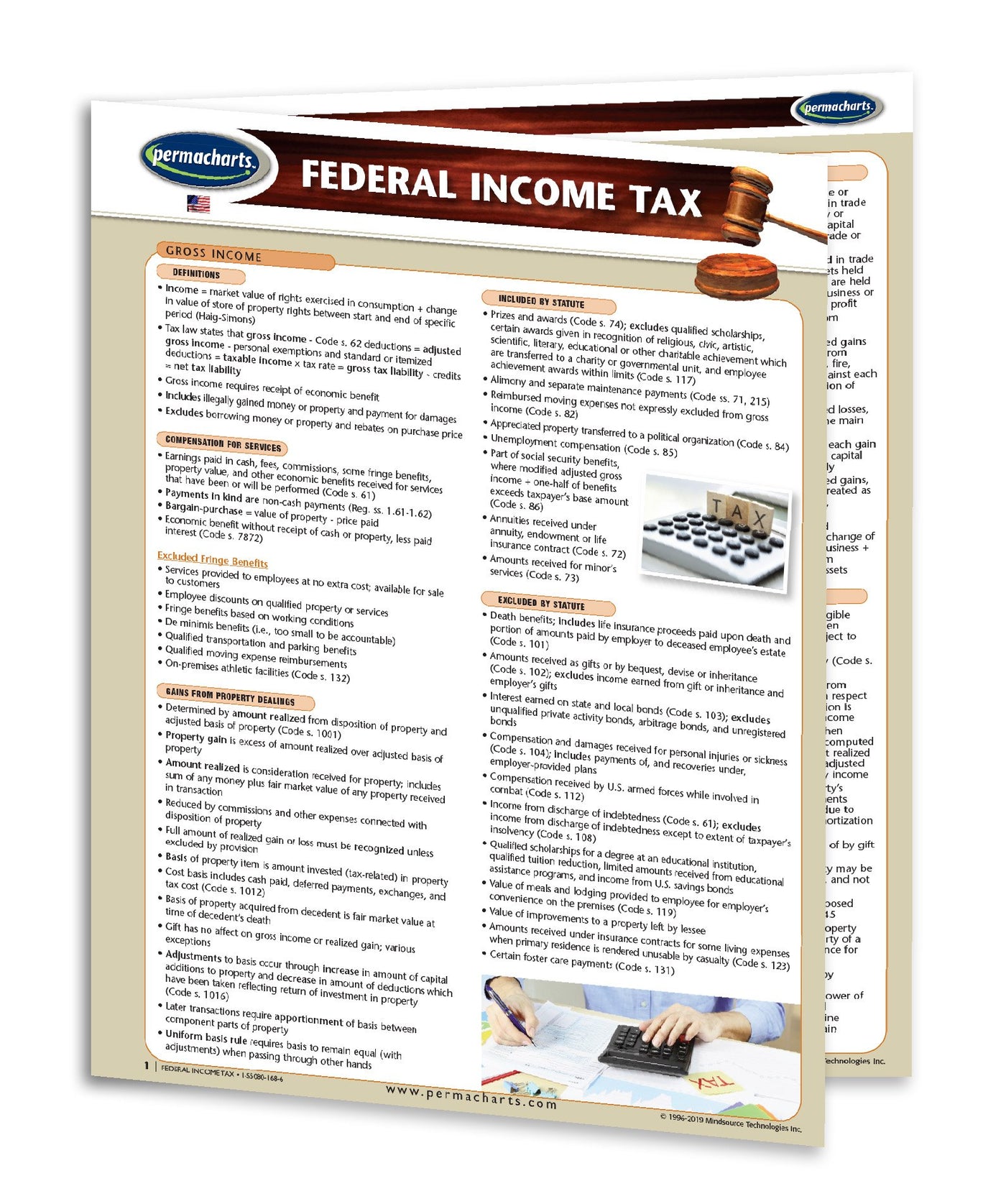 Federal Income Tax Guide - Quick Reference Resource – Permacharts.com