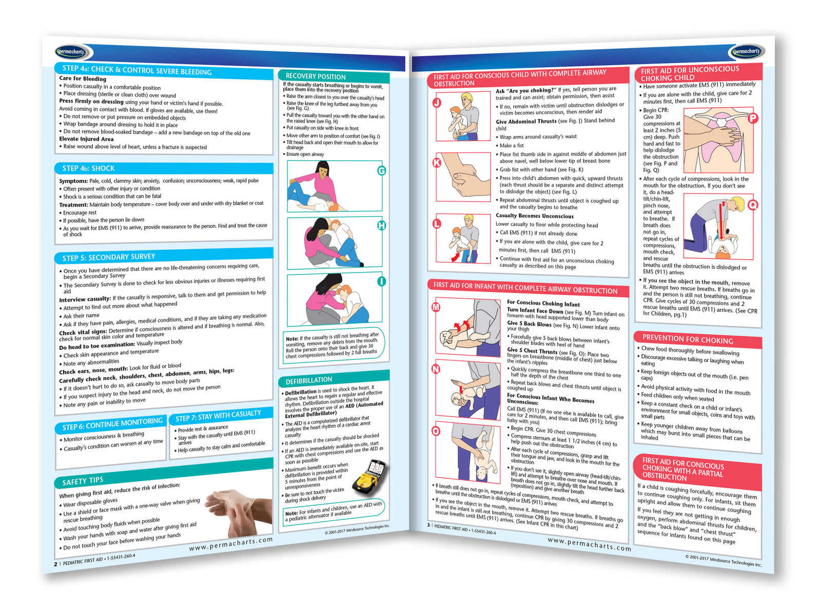 Pediatric First Aid Chart - Quick Reference Guide for Nurses and EMT ...