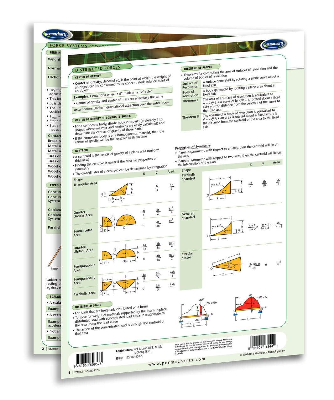 Statics Study Guide - Quick Reference Resource – Permacharts.com